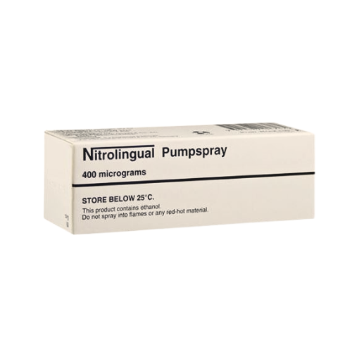Nitrolingual Pump Spray 400mcg 200 Doses - Glyceryl Trinitrate – EZ Chemist